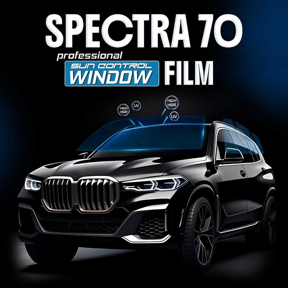 Spectra 70 Window Film 99.99% UV & IR Rejection | VLT 65% Front & Rear ...